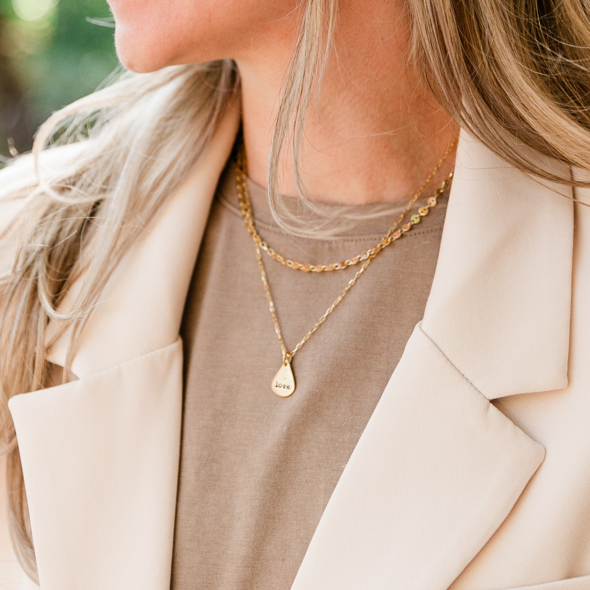 Lydia Layered Necklace - Gold – The Crowning Jewels